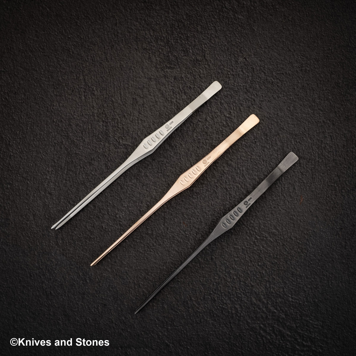 Kankuma Straight Plating Tweezers 21cm – Knives and Stones