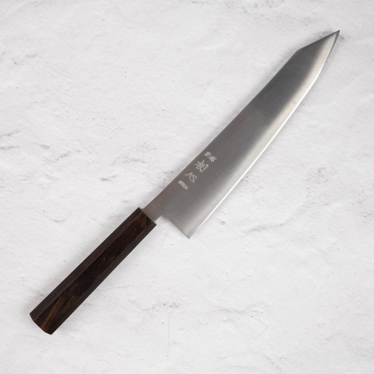 Hatsukokoro Hayabusa ATS34 Sanmai K-tip Gyuto 240mm – Knives and Stones