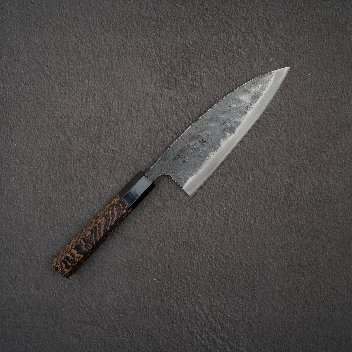 Hatsukokoro Kurokaze Blue 2 Kurouchi Deba 165mm Double Bevel – Knives ...