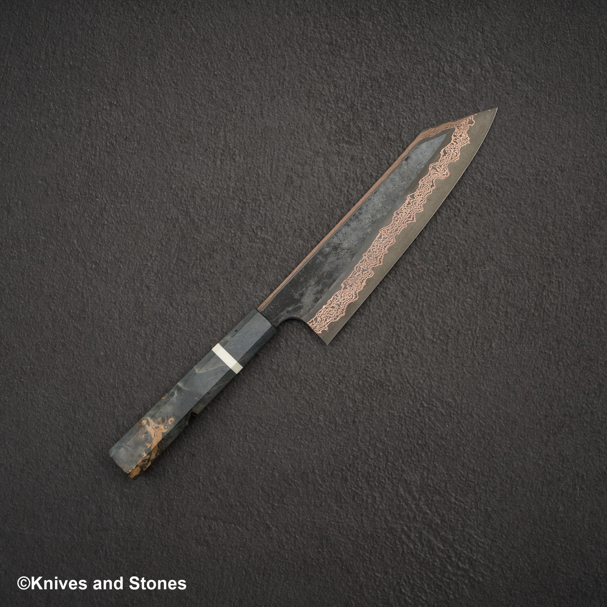 Hatsukokoro x Nigara Yorokobi SLD Copper Damascus K-tip Gyuto 210mm Bi ...