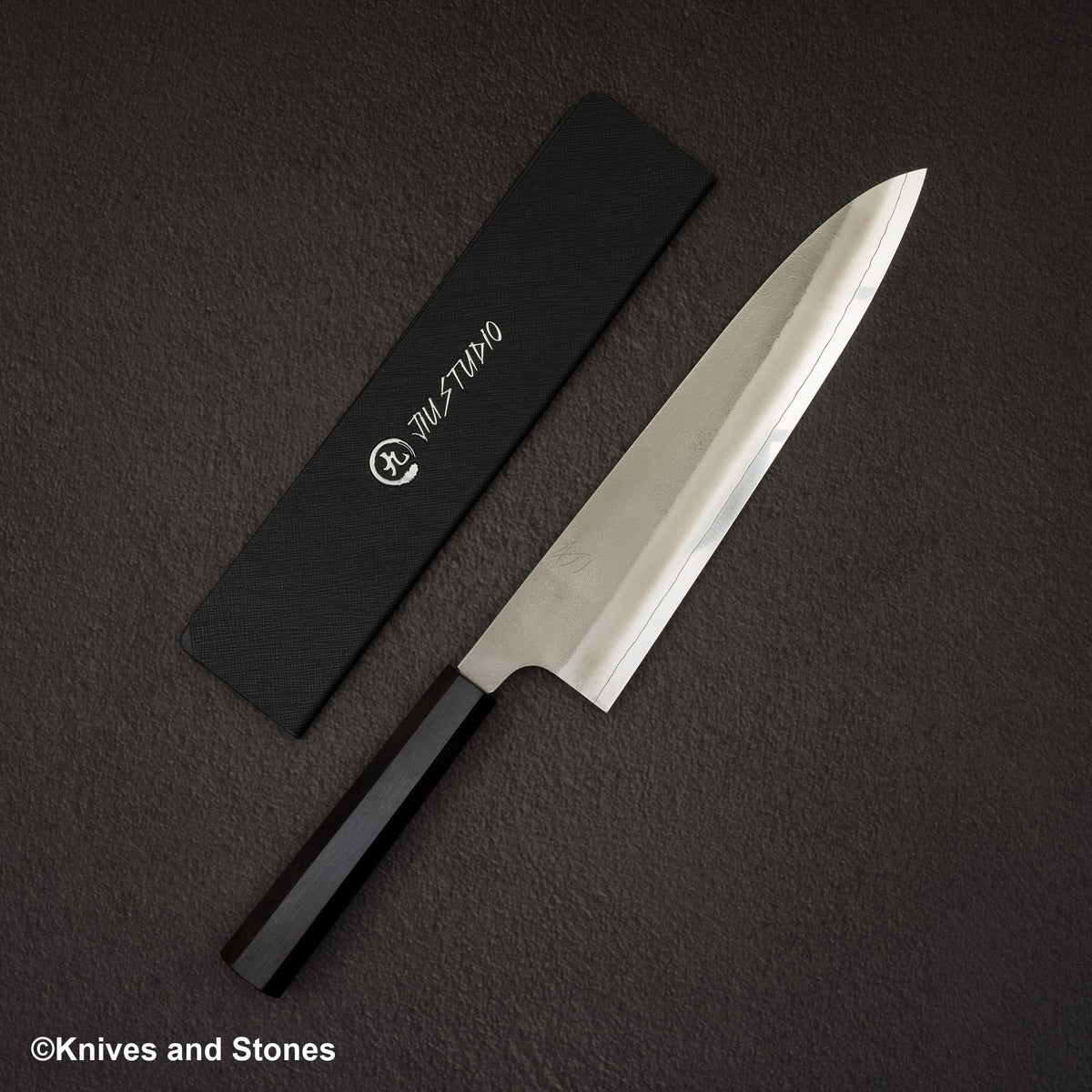 Hatsukokoro x Yoshikane SKD Nashiji Gyuto 240mm Extra Tall, with Magne ...