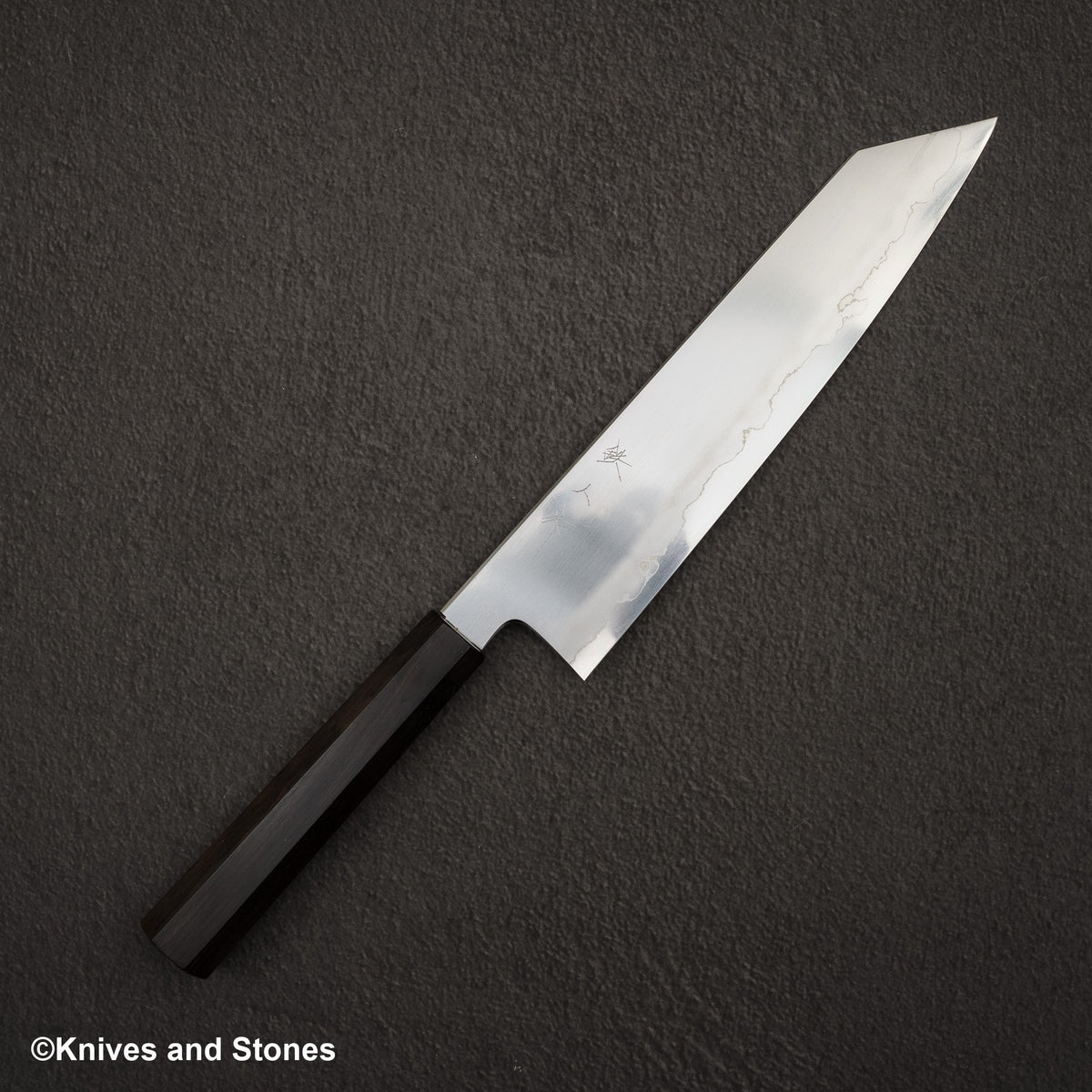 Tetsujin Ginsan Ukiba K-tip Gyuto 240mm Ebony Handle – Knives and Stones