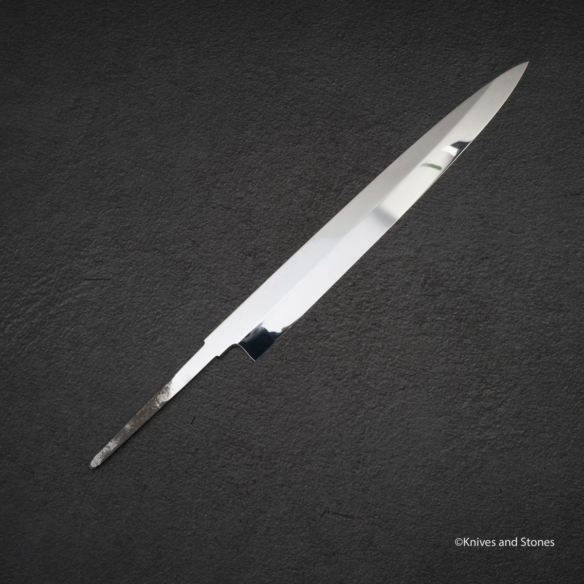 Yoshikazu Ikeda White 1 Wave Hamon Mizu-Honyaki Yanagiba 300mm Blade O ...